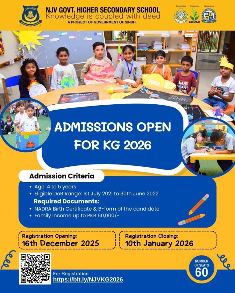 Yearly Admissions – NJV School